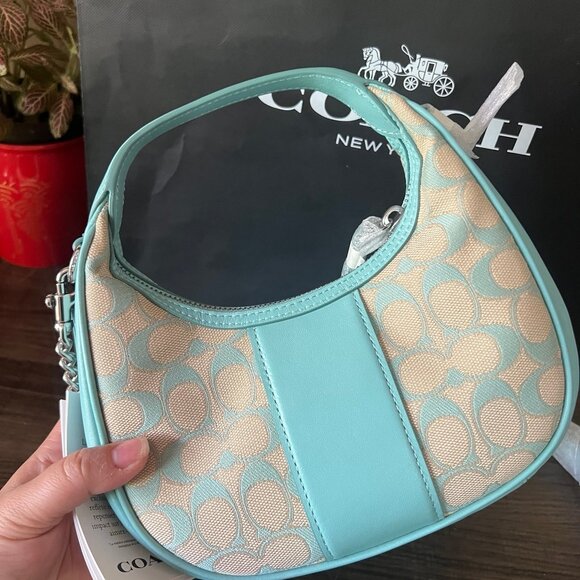 Coach | Bags | Coach Carmen Mini Crossbody In Signature Jacquard | Poshmark